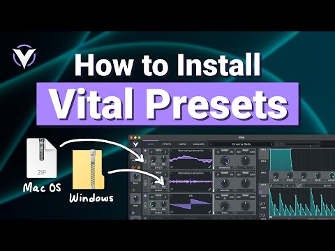 How To Install and Export Vital Banks and Presets