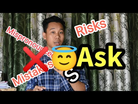 How to pronounce "sk" ending words.