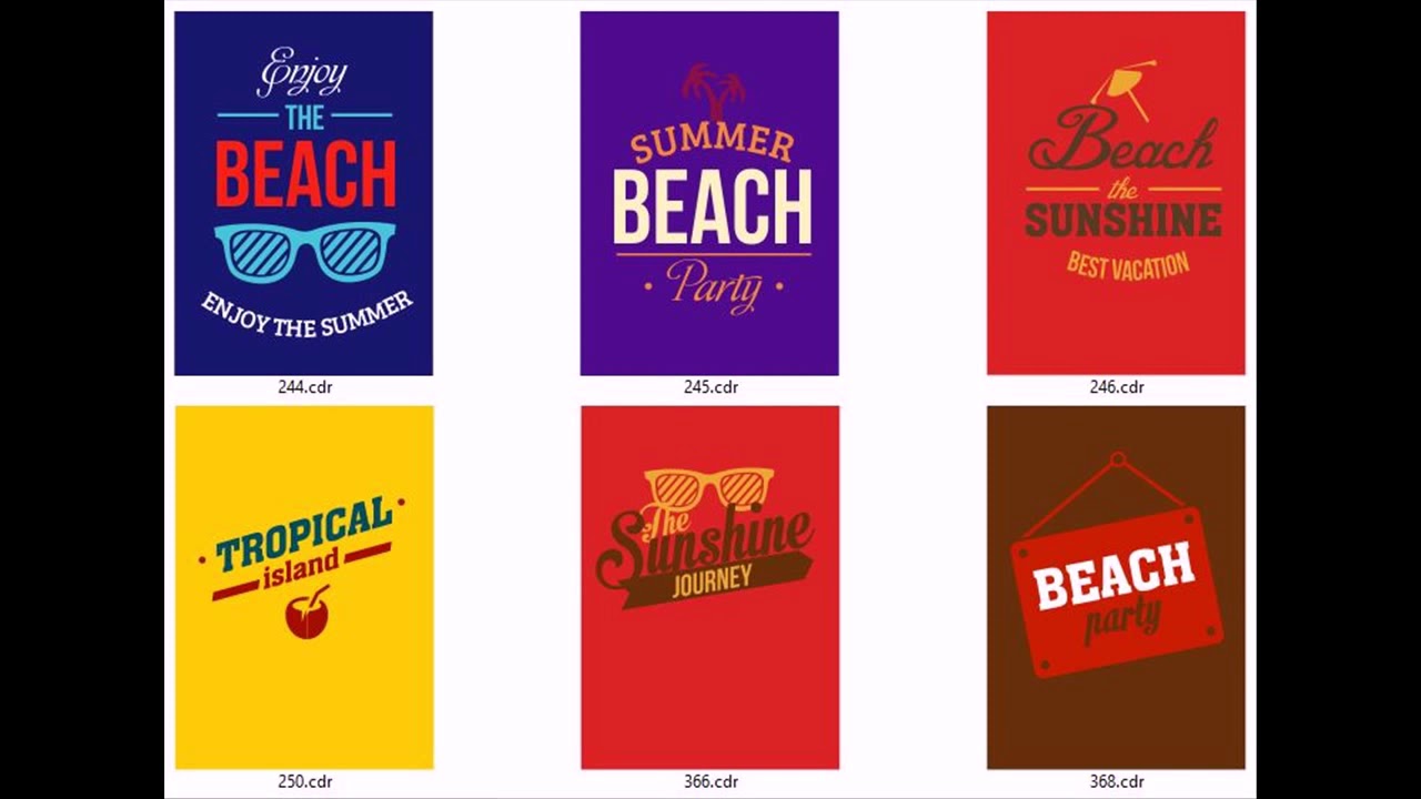 Free Download Vector File   Retro T Shirt Design   Beach T Shirt Design