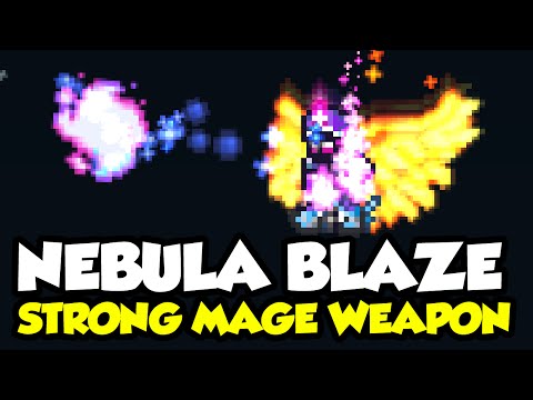 Best Terraria 1.3 Weapons - The Nebula Blaze - [Best Terraria Mage Weapons 1.3 Update]