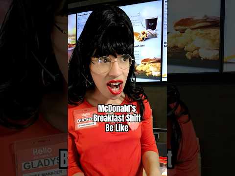 McDonald’s Breakfast Shift Be Like #shorts #comedy #mcdonalds