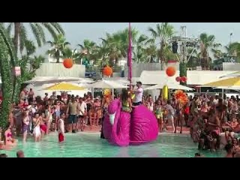 PEYTON performs at O Beach Ibiza 10 Year Anniversary Party - SHINED ON ME