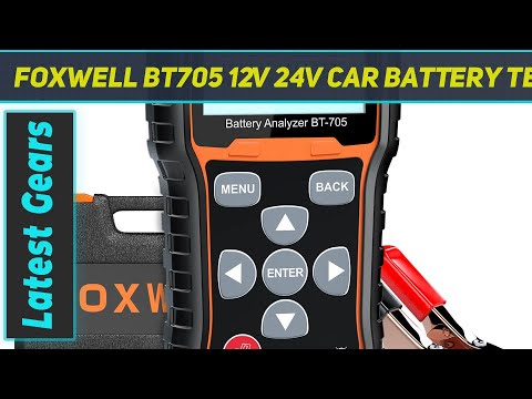 FOXWELL BT705 12V 24V Car Battery Tester - Review 2023