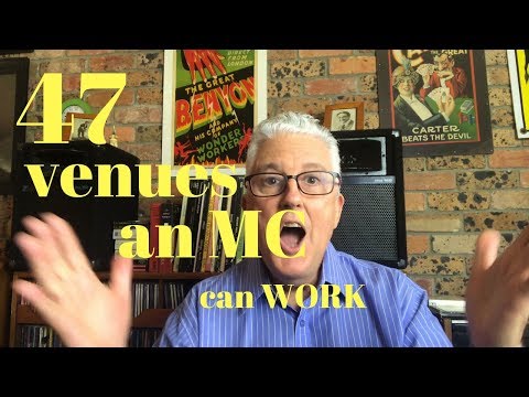 Where to get work as an MC / Emcee