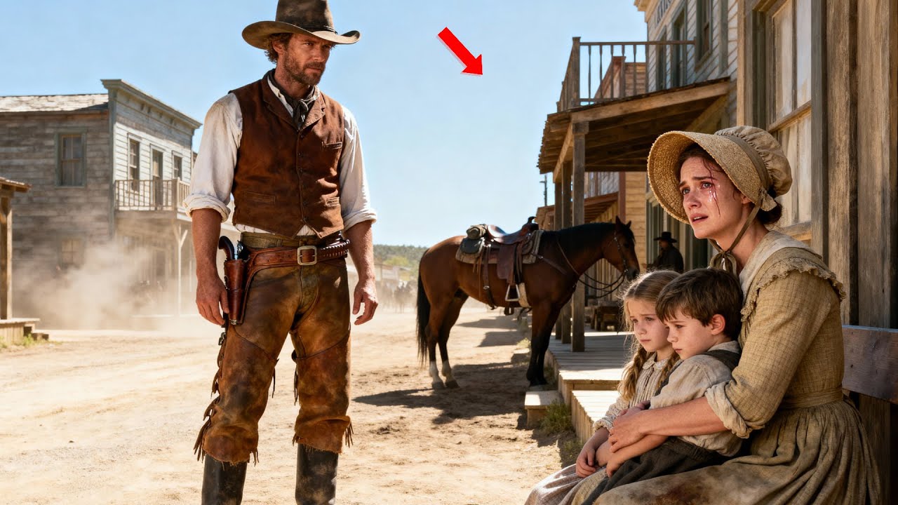 We Haven’t Eaten, Mister,” She Said — the Cowboy Held Her Kids And Made Room For Her Heart.
