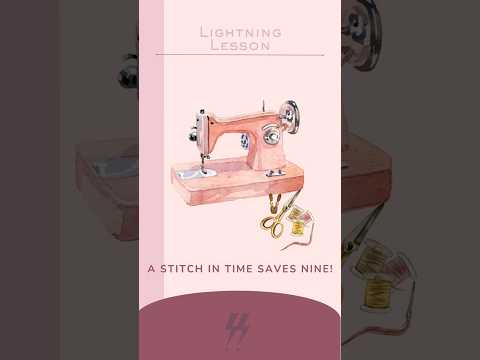 A Stitch in Time Saves Nine #Learn This Timeless Idiom! 🧵⏳ #learning #learnenglish #idioms #stitch