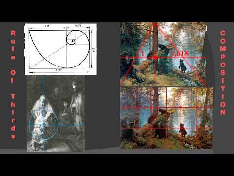 How to use Rule Of Thirds - COMPOSITION IN PAINTING and Photography