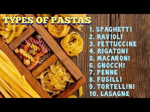 Define Pasta ? | Different Types Of Pastas | Penne | Spaghetti | Ravioli | Fusilli | Lasagne | F&B |