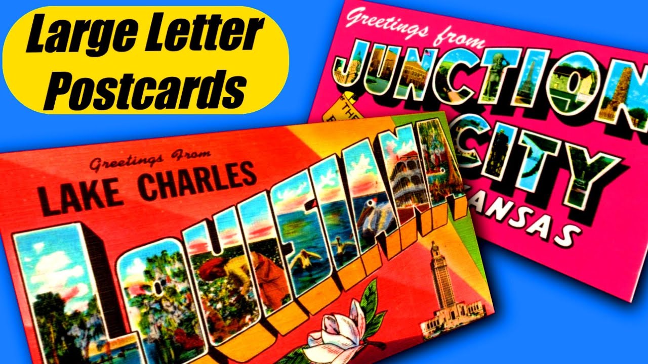 They Used All Caps on These Postcards!