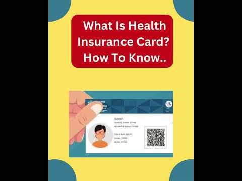 What Is Health Insurance Card?