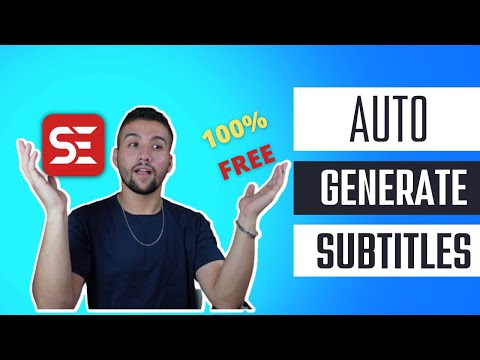 HOW TO AUTOMATICALLY GENERATE SUBTITLES AND TRANSLATE YOUR VDIEOS FOR FREE USING SUBTITLE EDIT