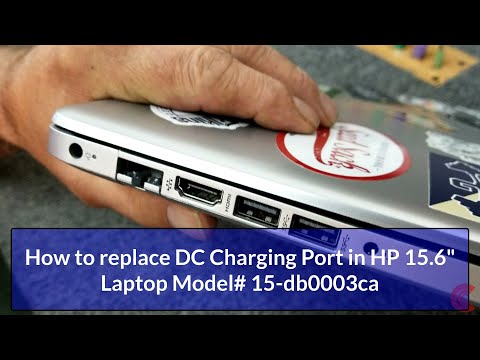 Replace DC Charging Port HP 15.6" Laptop