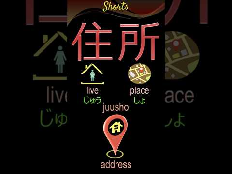 Address in Japanese 住所