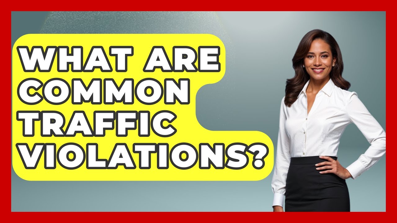 What Are Common Traffic Violations? - Law Enforcement Insider