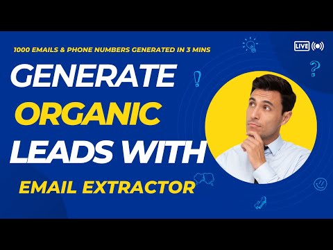 Email and Phone Number Extraction | Extract Email From Google