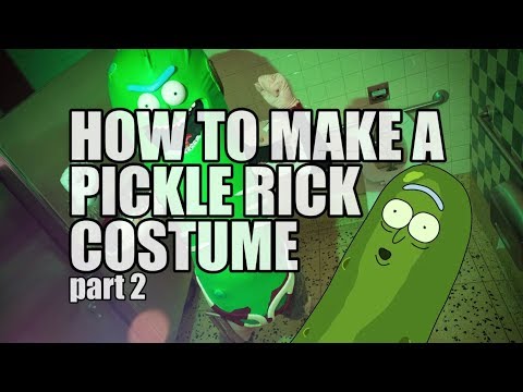 How to Make a Pickle Rick Costume (Part 2)