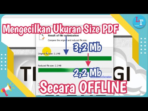 Cara Mengecilkan Ukuran File PDF Secara OFFLINE Dengan Mudah