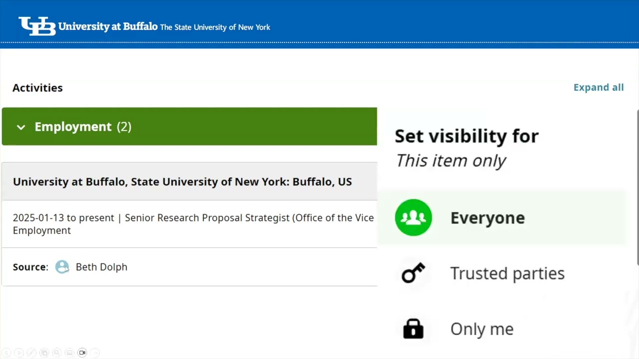 UB Health Sciences: Create an ORCID Account