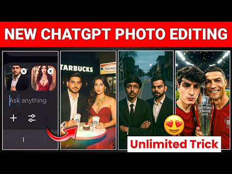 ChatGPT Combine Two Photos Editing Prompts 100% Free 🤩🔥? New Viral Trending ChatGpt Photo Editing