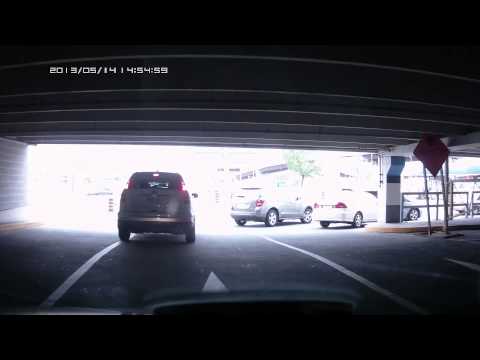 Parking at Terminal 3 Toronto Pearson Airport YYZ. Dashcam, car blackbox camera F500LHD