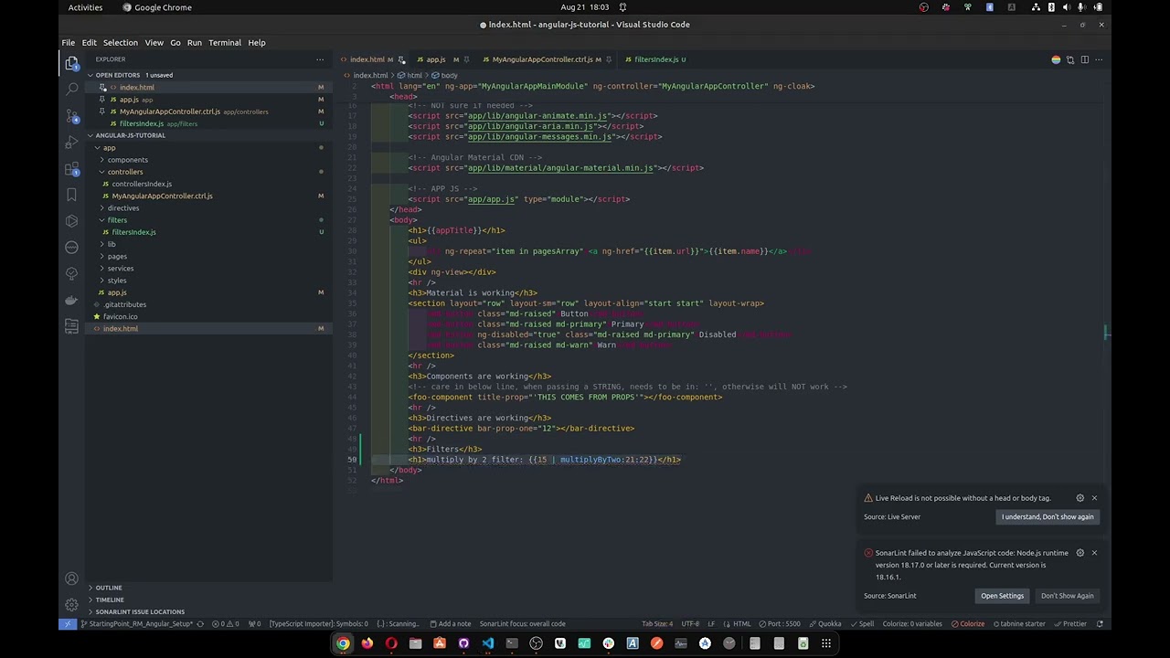 AngularJs: Custom Filters; Custom Pipes and how to use them; How to create custom filter AngularJs