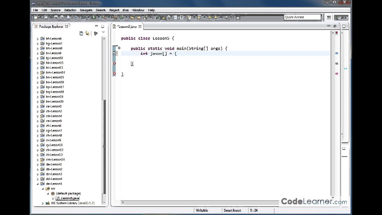 Mastering Java   Vol 4   Lesson 5   Using Array Length Instance Variable 15