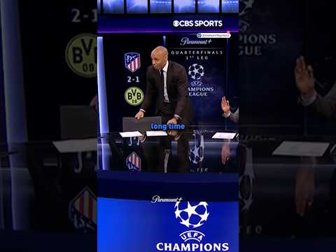 Thierry & Micah said: “We don’t do Europa League” 😂