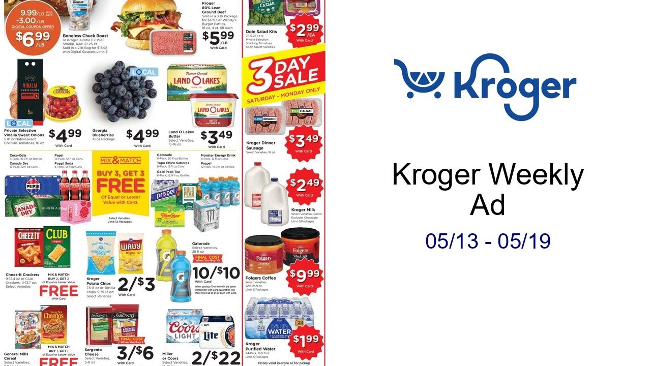 Kroger Weekly Ad 05/13 - 05/19