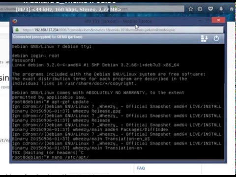 Tutorial install proxmox on debian 7 wheezy full setting