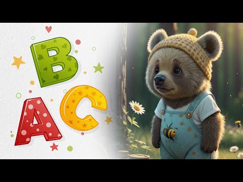 Bear ABC Fun 🐻 | Learn Letter B with a Cuddly Forest Animal | Bubble ABC 🫧