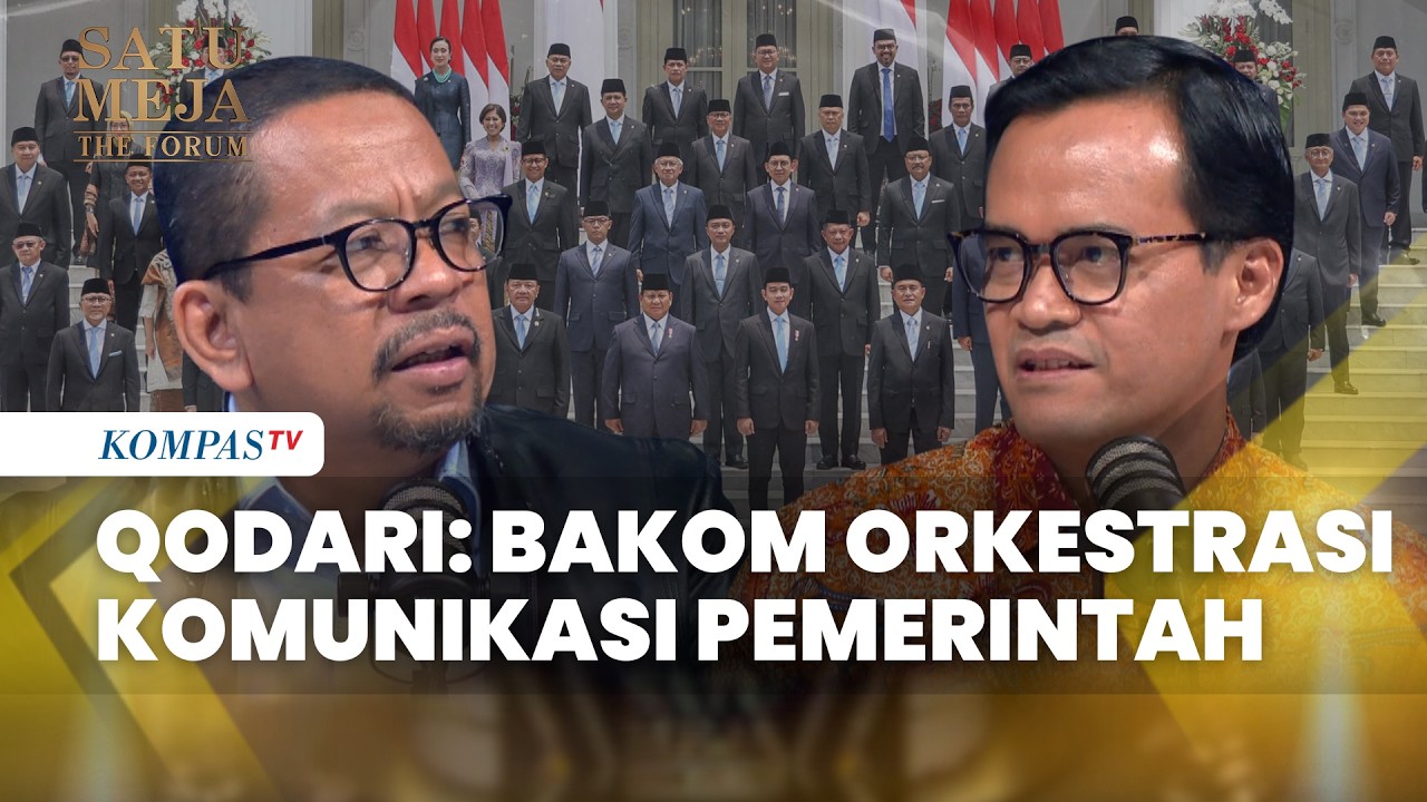 Pengamat Soroti Tumpang Tindih Komunikasi Pemerintah, Ini Strategi Kepala Bakom Qodari | SATU MEJA