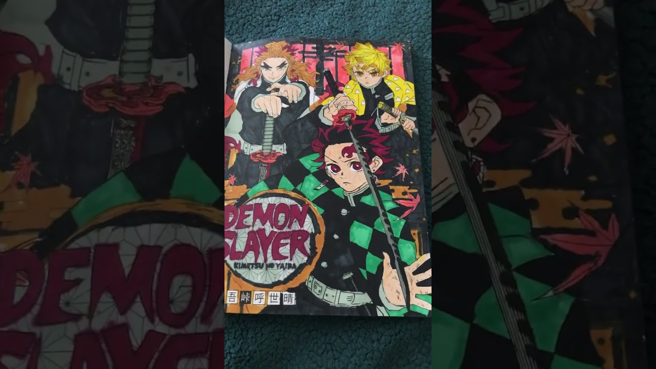 Demon slayer coloring book drawing. Rate from 1-10in comments