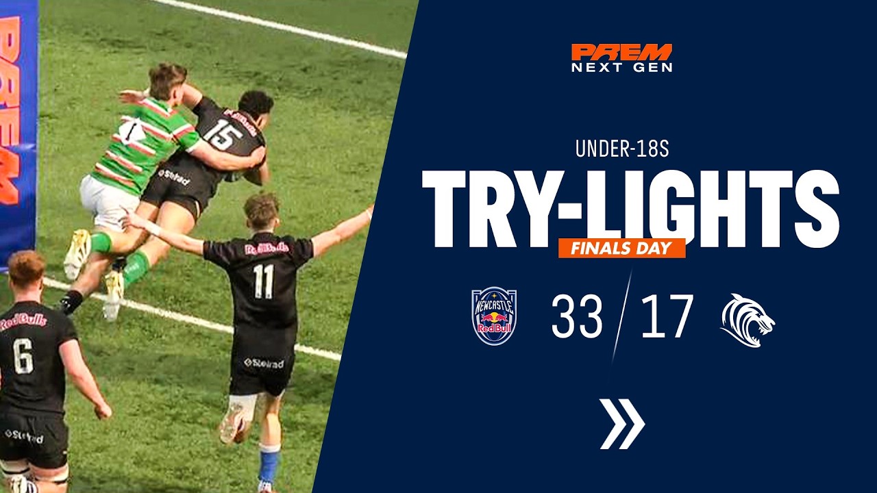 U18 TRY-LIGHTS / Newcastle Red Bulls v Leicester Tigers / PREM Next Gen Finals Day