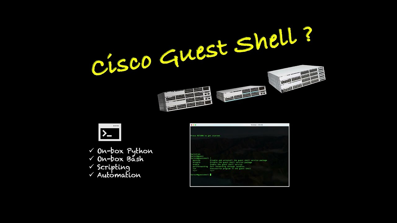 how to enable Guest Shell on Cisco Catalyst switch | C9300 on-box python | Cat9K GuestShell