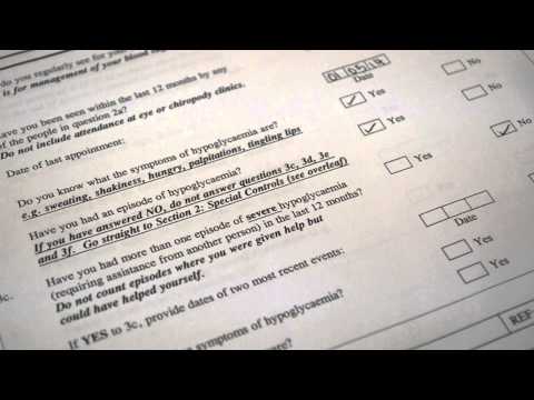 Completing the DIAB1 Driving Licence Questionnaire Form