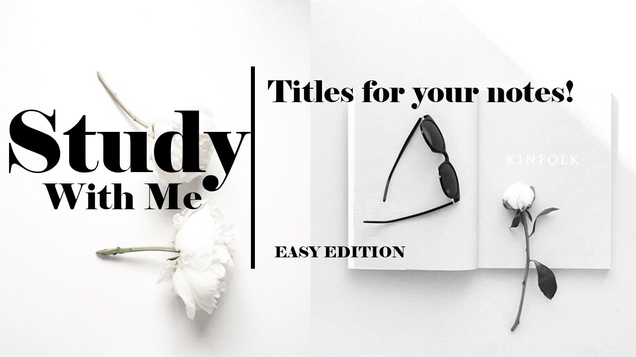 | Titles For Your Notes! | Header Ideas. | HelloCris. |