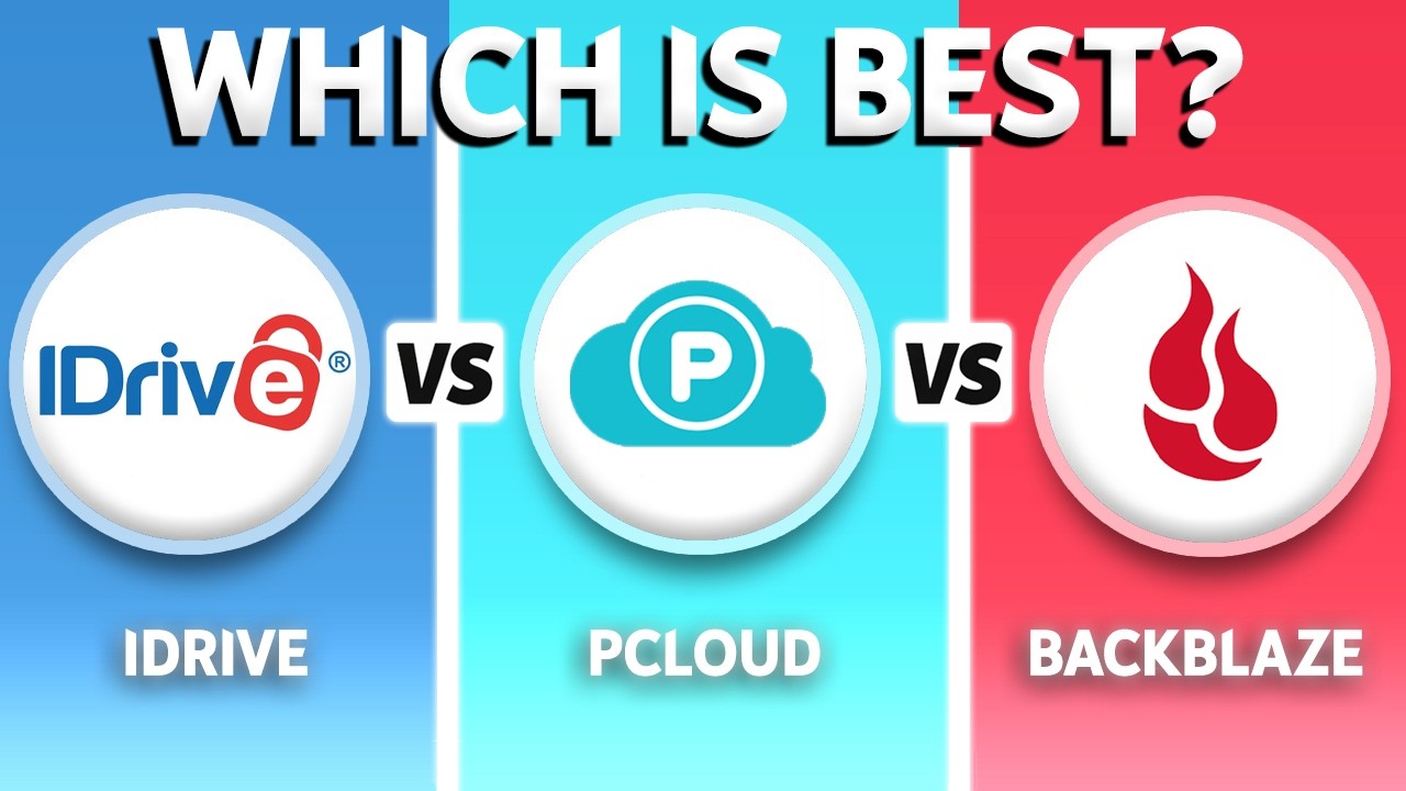 iDrive vs pCloud vs Backblaze (2026) - Which One Is BEST?