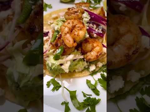 Shrimp Tacos #shrimptacos #tacotuesday #yummilicious