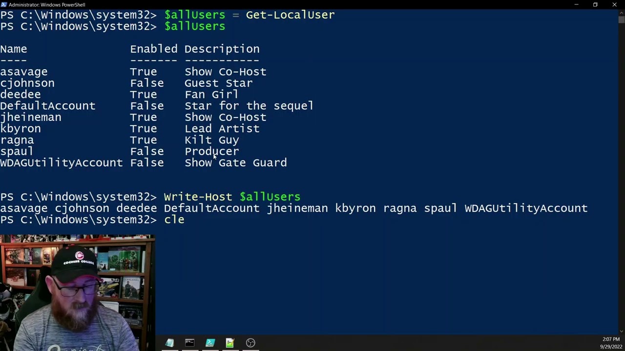 PowerShell 18 Creating an ArrayList with a While Loop and Testing with a Foreach Loop