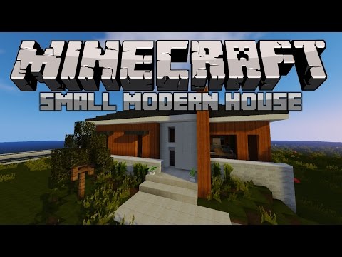 25x25 Modern House Minecraft Map