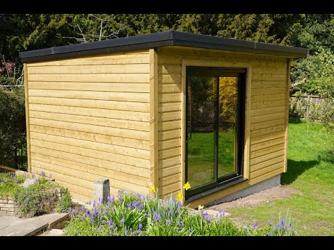 Jake gets a new Affordable Garden Office in Botley, Oxford. New Garden Room Company Strikes Again!