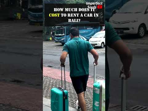 How much does it cost to rent a Car in Bali? #shorts