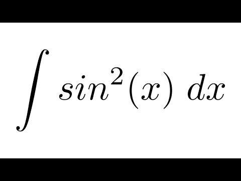 Integral of sin^2(x) - Integrals ForYou