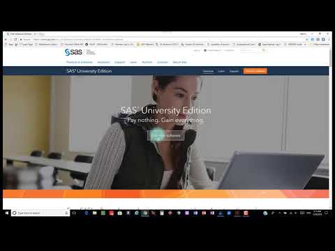 How To Get SAS Studio For Free!