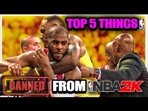 TOP 5 Things The NBA BANNED From NBA 2K! – Nathan Lemm