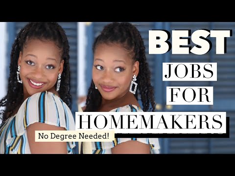 BEST Work From Home JOBS for HOMEMAKERS! NO DEGREE NEEDED! | Black Homemaker