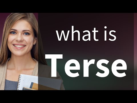 Terse • what is TERSE meaning