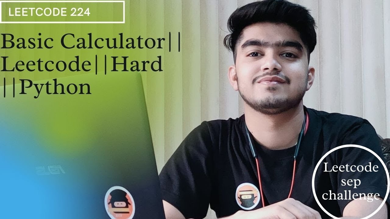 Basic Calculator||Leetcode||Python||Hard