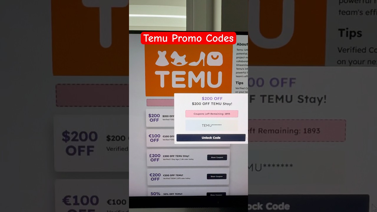 Temu Promo Codes 2026 | Best Temu Coupon Codes & Discounts (Works for New & Existing Customers)