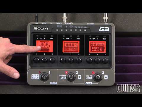 Zoom G3 Electric Guitar Multi Effects Pedal Amp Simulator and | Reverb